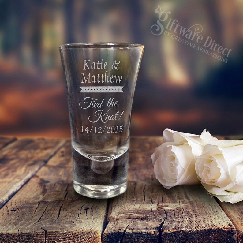 25x 60ml Engraved Deluxe Shot Glasses With BOXES Personalised - Etsy