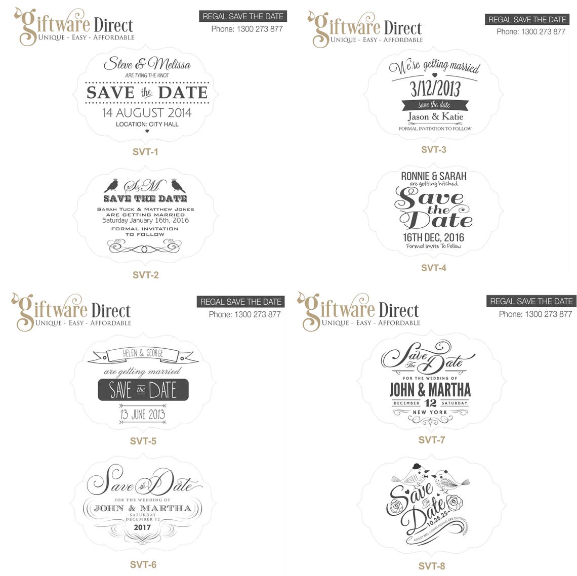 Engraved Regal Style Acrylic Wedding save the Date - Etsy