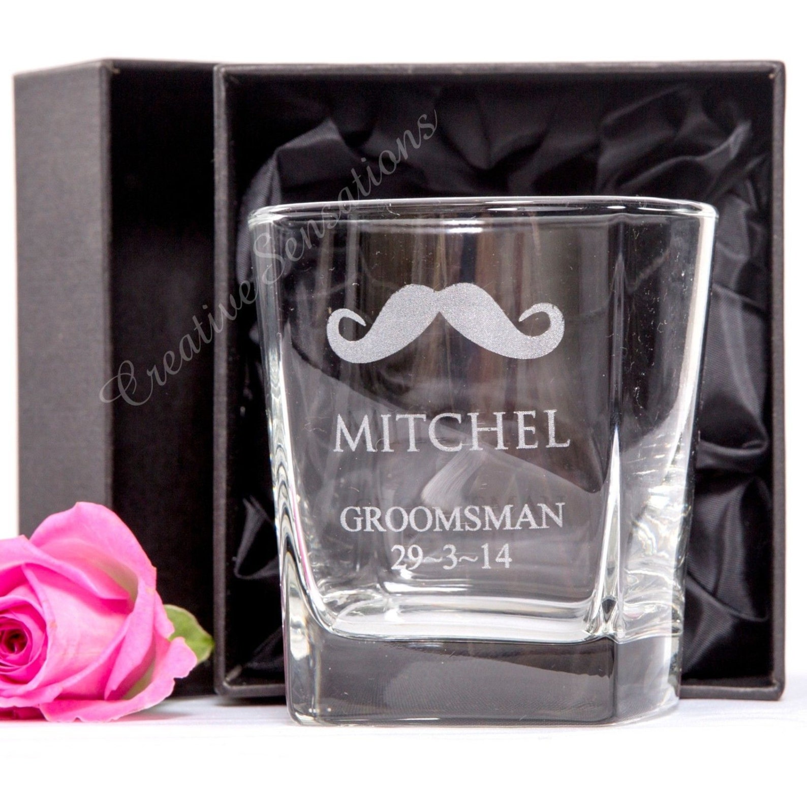 Engraved 270ml Scotch Glass W/ Gift Box Whiskey Personalised - Etsy