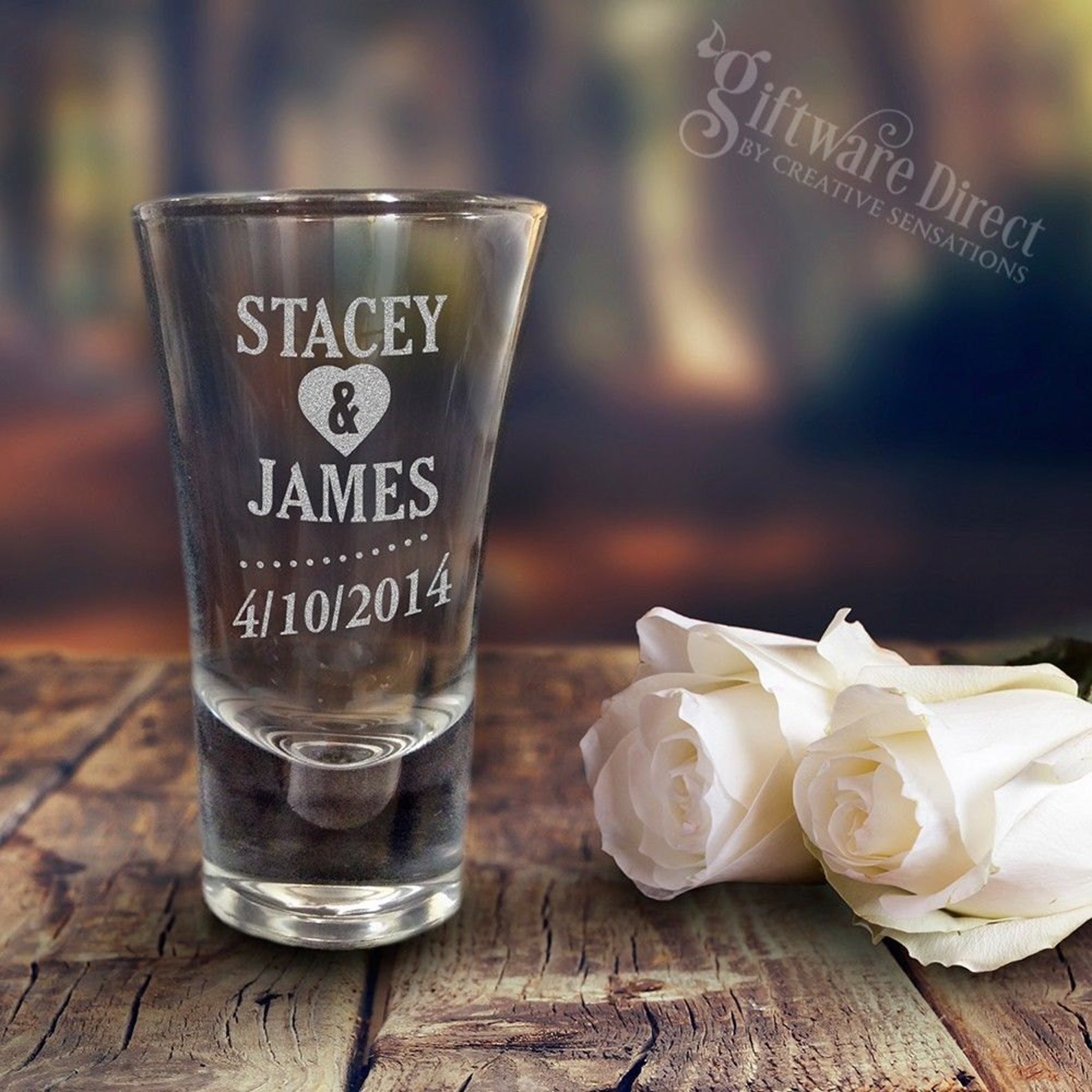 25x 60ml Engraved Deluxe Shot Glasses With BOXES Personalised - Etsy