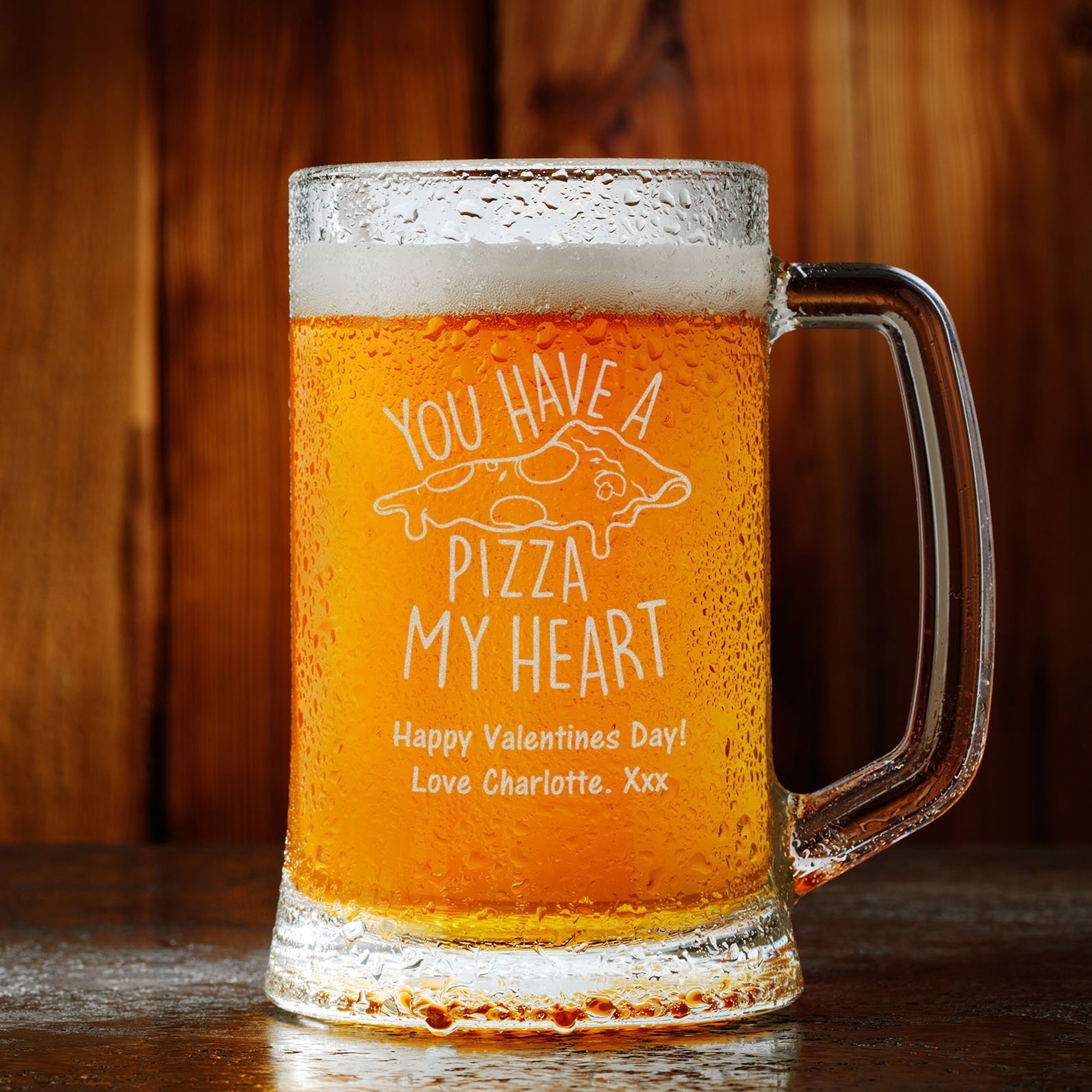 Personalised Valentines Day Beer Mug Engraved With Gift Box - Etsy ...