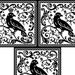 Filigree Birds: Three Beautiful Squares in Filet Crochet - Etsy