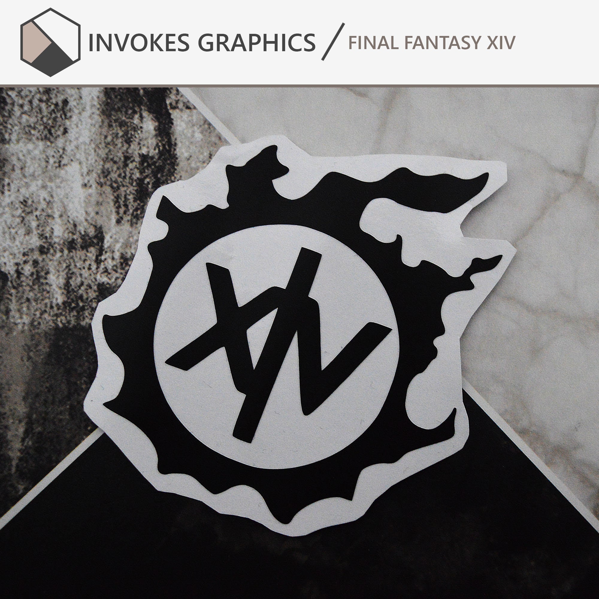 Final Fantasy XIV Meteor Logo Vinyl Decal Stickers | Etsy