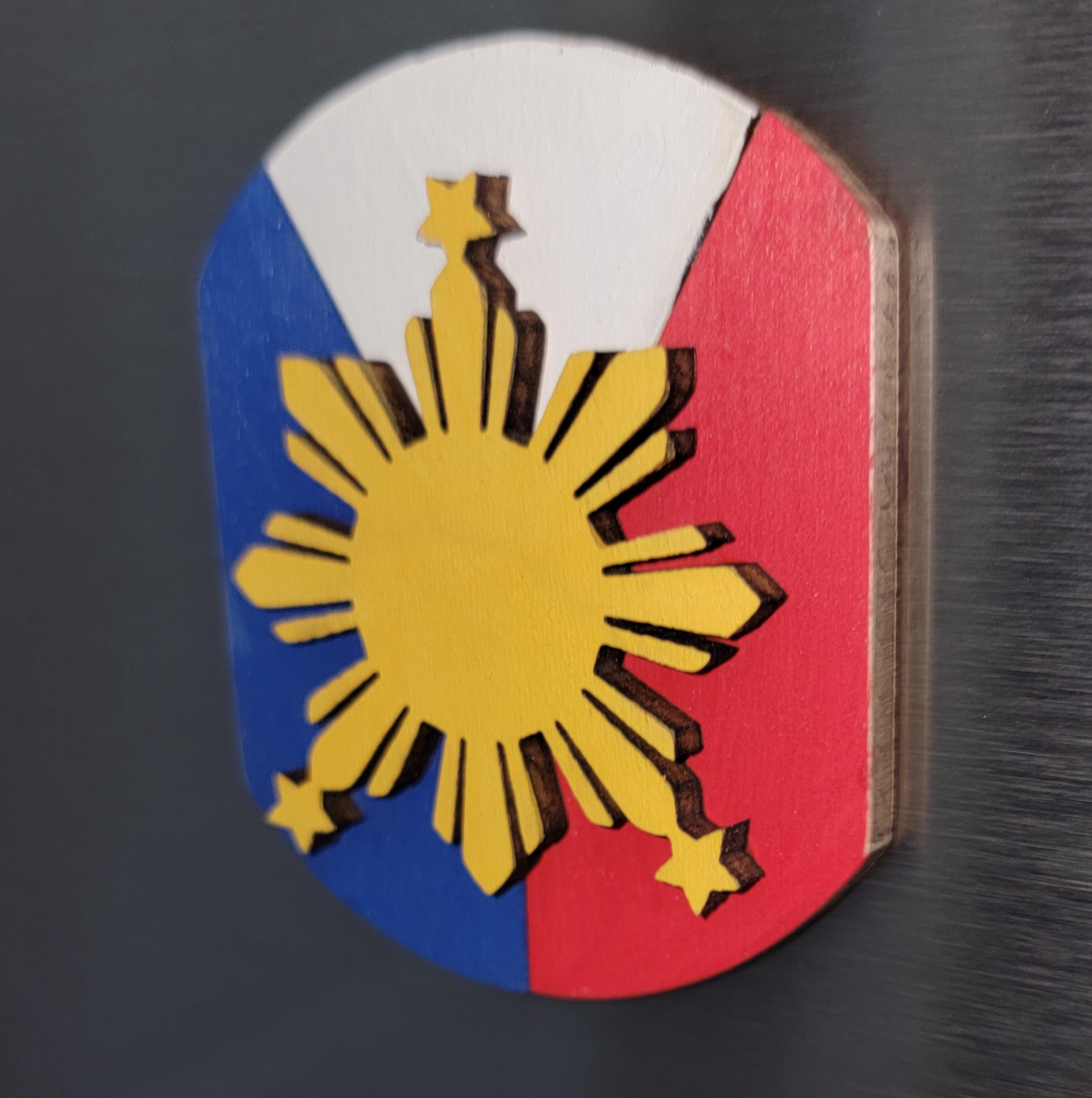 Filipino Pride Decor Philippine Flag Magnet Filipino Pride Decor Sun ...