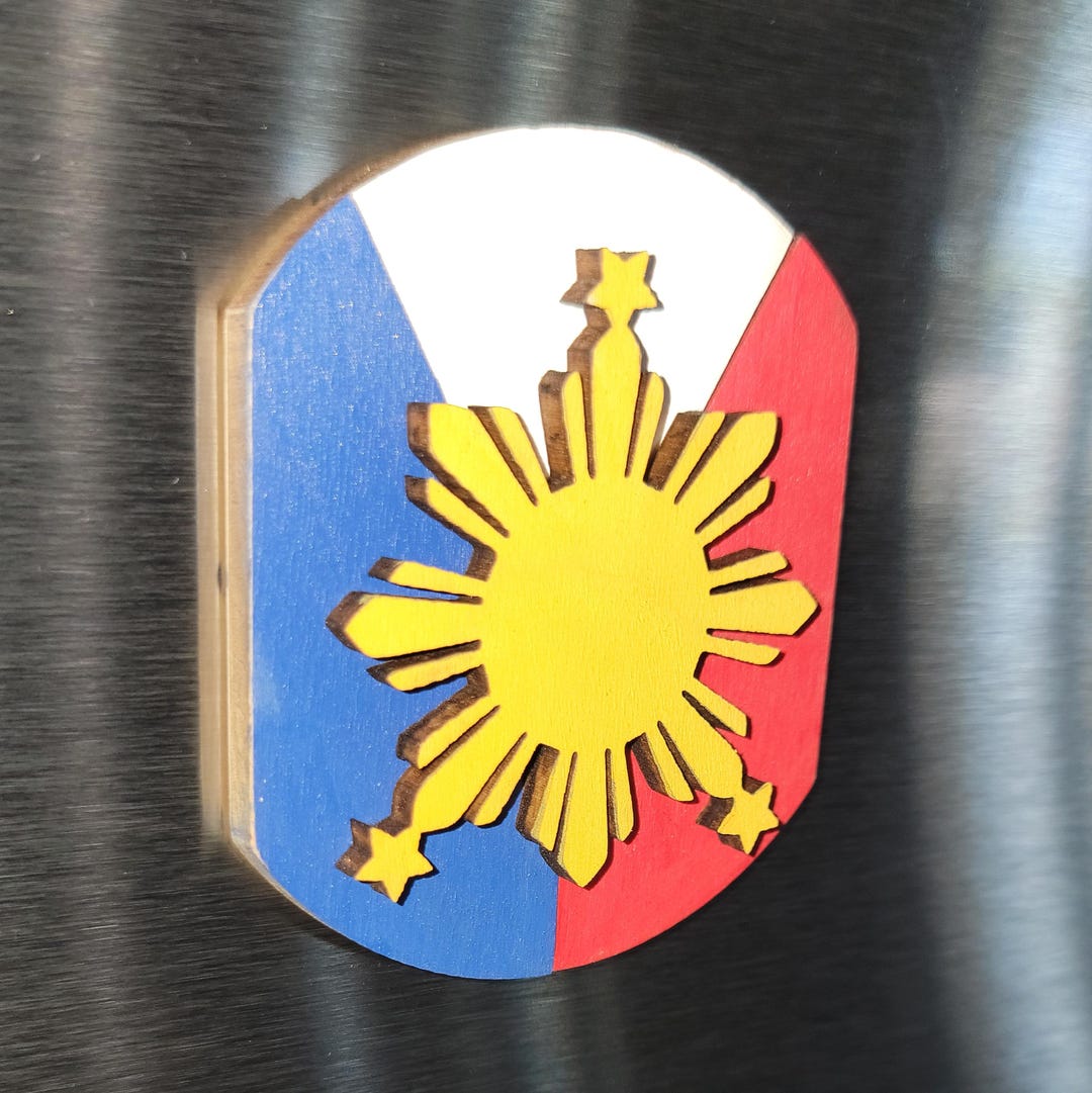 Filipino Pride Decor Philippine Flag Magnet Filipino Pride Decor Sun ...