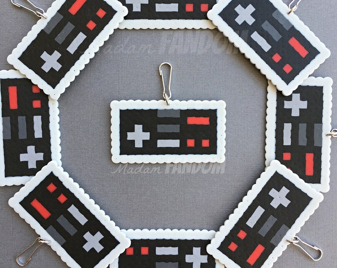 Nintendo Controller Party Favors Zipper Pull Charms - HANDMADE Party ...
