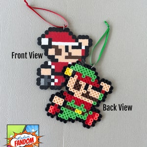 Mario Christmas Ornaments - Gamer Gift - Etsy