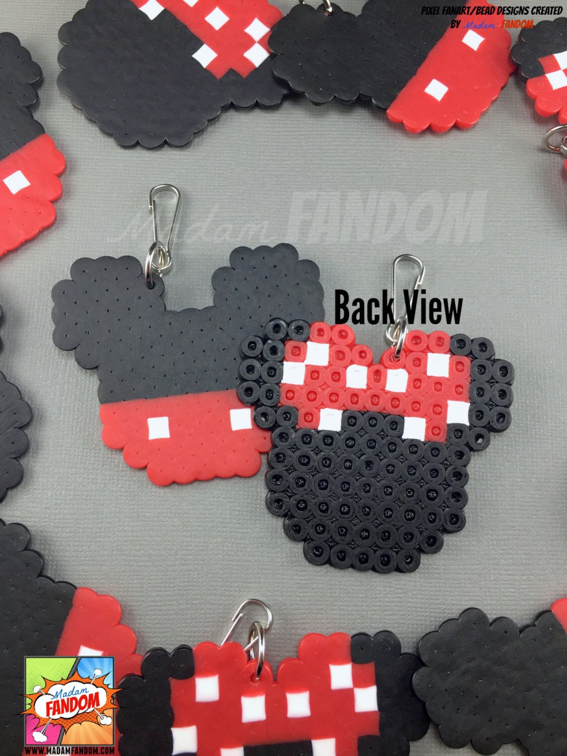 Mickey and Minnie Party Favors Zipper Pull Charms Mickey | Etsy