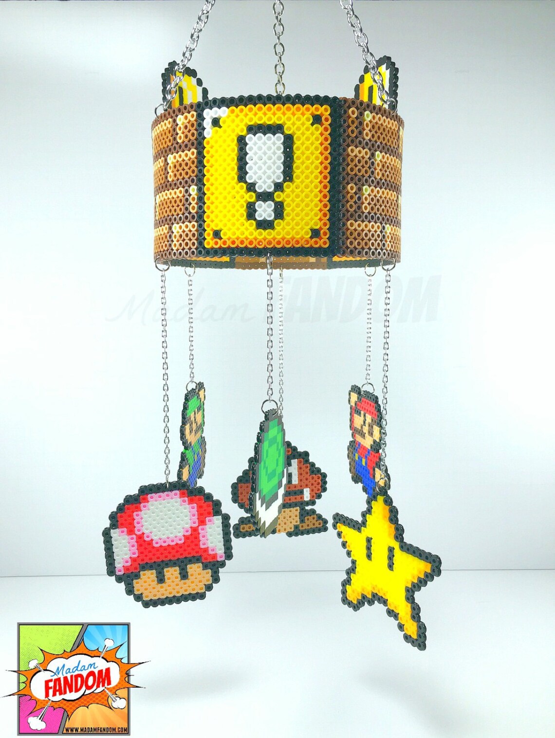 Super Mario Hanging Mobile Super Mario Room Decor Video | Etsy