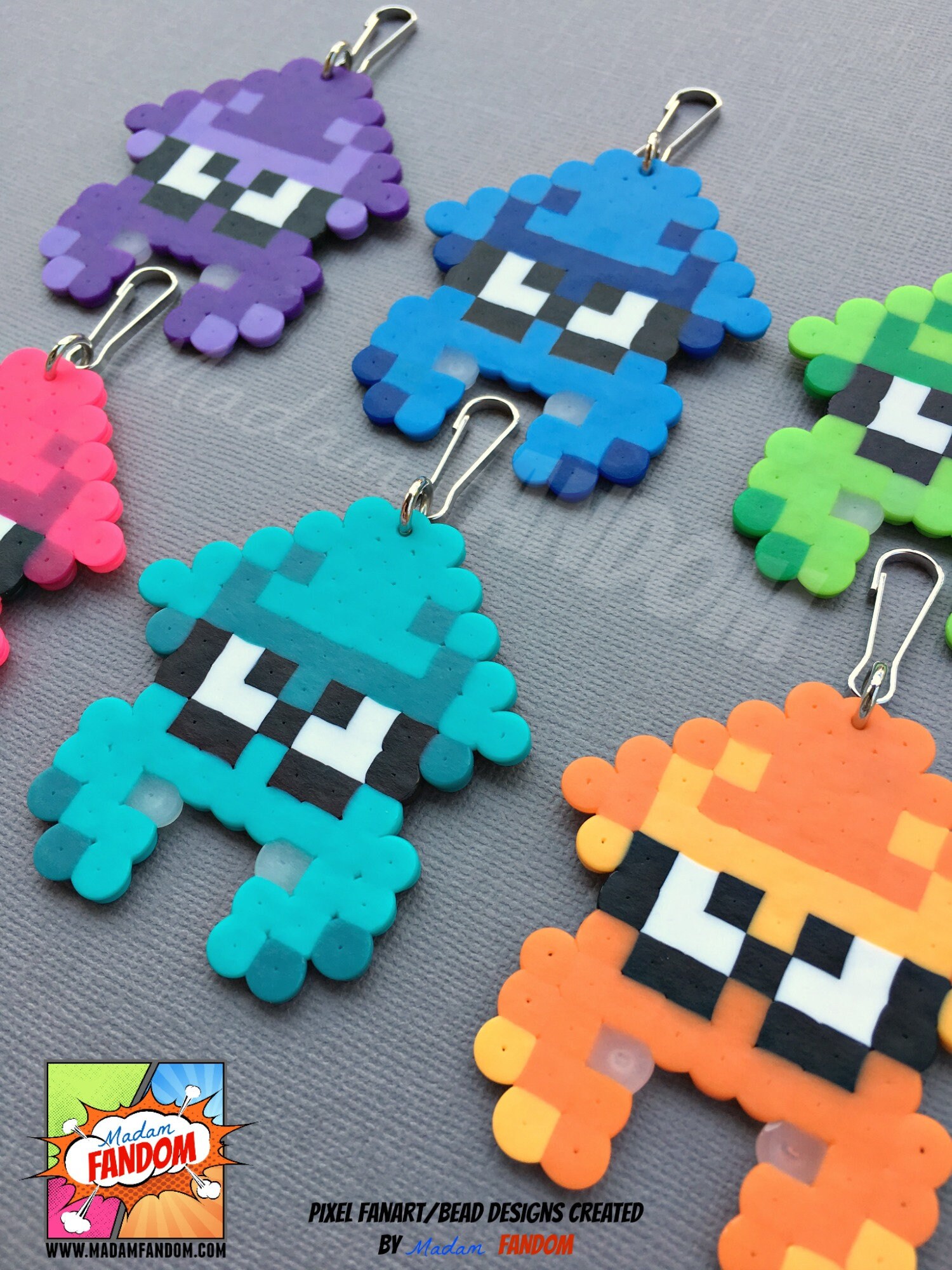Splatoon Party Favors Zipper Pulls Keychains Splatoon | Etsy