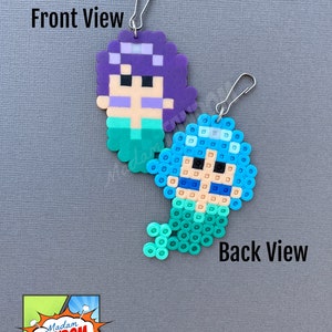 Mermaid Party Favors Zipper Pulls, Keychains - HANDMADE Party Gifts ...