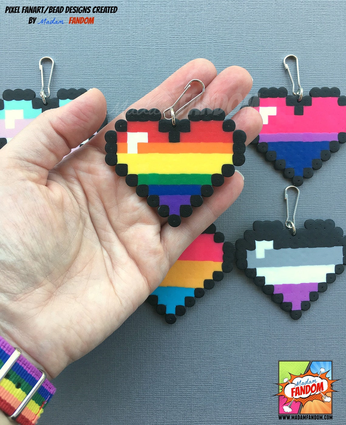 Rainbow Pride Party Favors Zipper Pull Charms Pride - Etsy