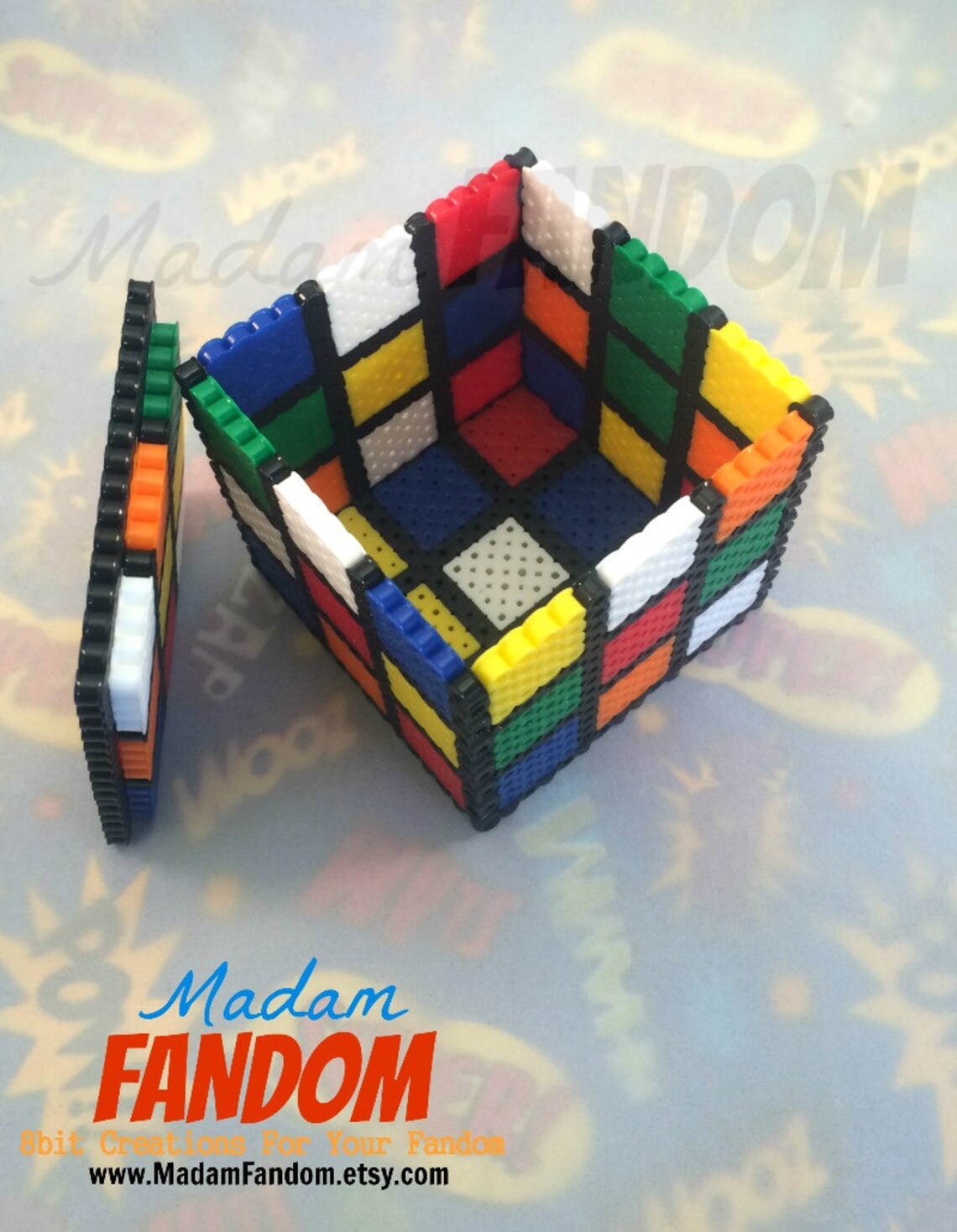 Rubiks Cube Gift Box - HANDMADE Nerdy Decor - Etsy