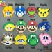 Smash Bros Party Favors Zipper Pulls, Keychains HANDMADE Party Favors ...