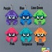 Splatoon Party Favors Zipper Pulls Keychains HANDMADE Party - Etsy