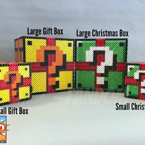Super Mario Question Box Handmade Gift Box Geeky Gift Super Mario Gift ...