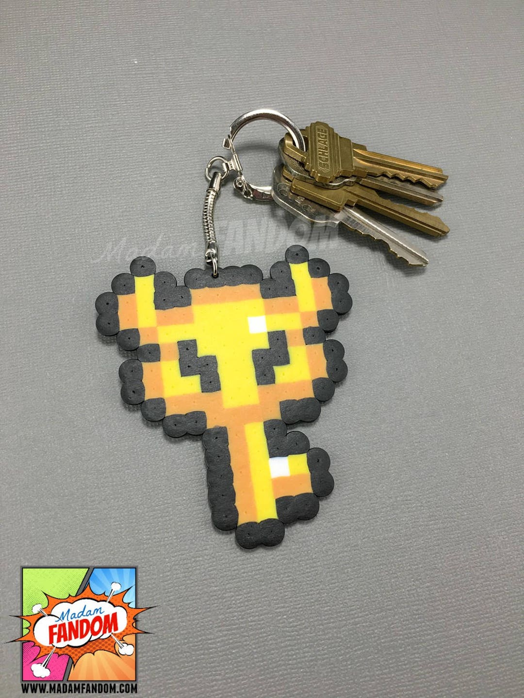 Legend of Zelda Master Key Keychain - HANDMADE Geeky Gift - Zelda ...