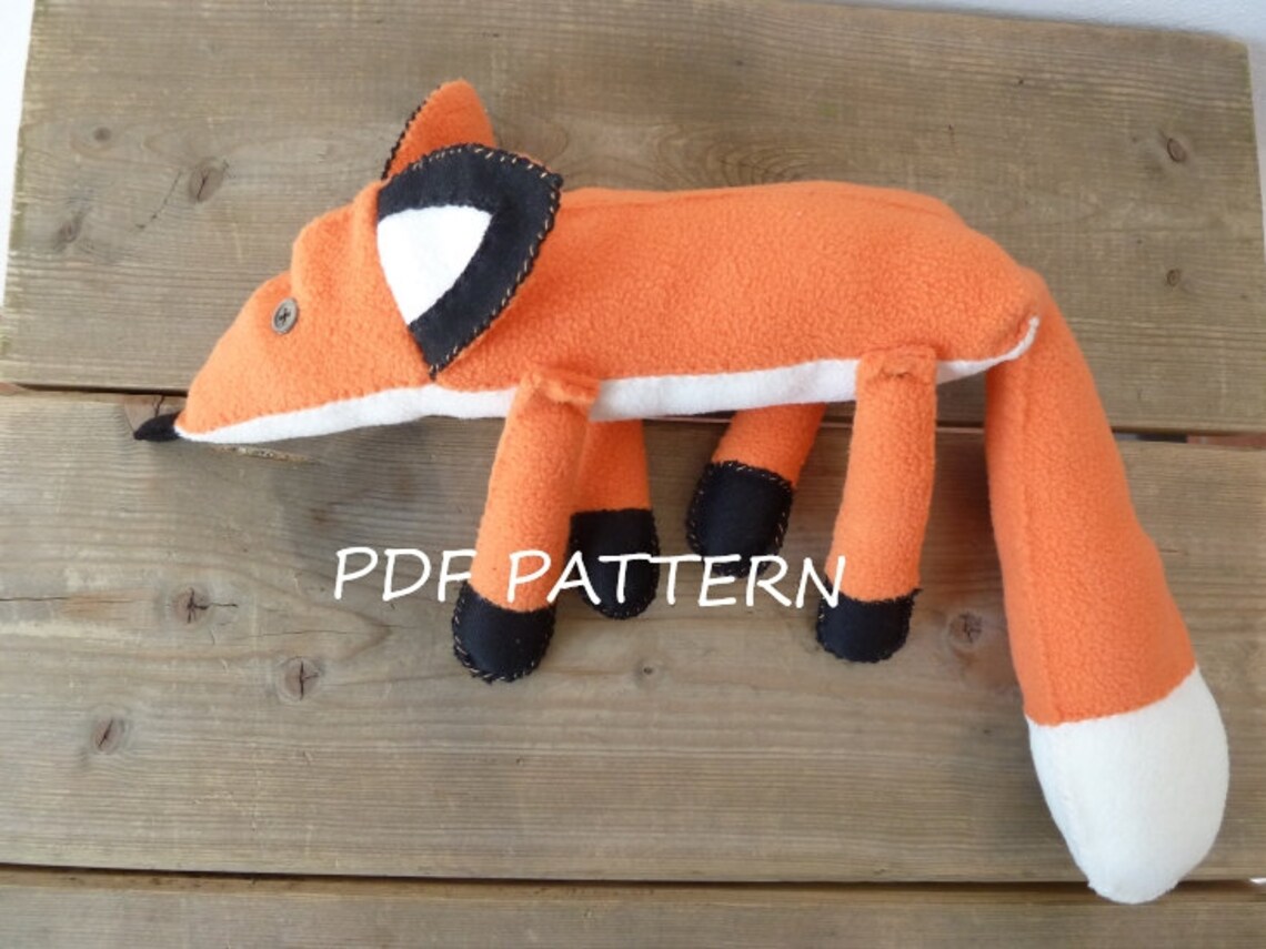PDF Fox Plush Pattern the Little Prince Friend Stuffed Animal Plushie Softie Fox 25cm (9,8inch ...