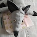 Light Grey Fox Soft Filled Plush Toy Handmade - Etsy