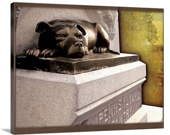 Gettysburg Civil War Dog Poster 'Sallie' Statue | Etsy