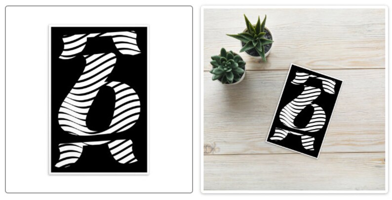 The Geez Numbers, POSTCARD 1, 2, and 3 in a Nice Clean Stylish Way. - Etsy