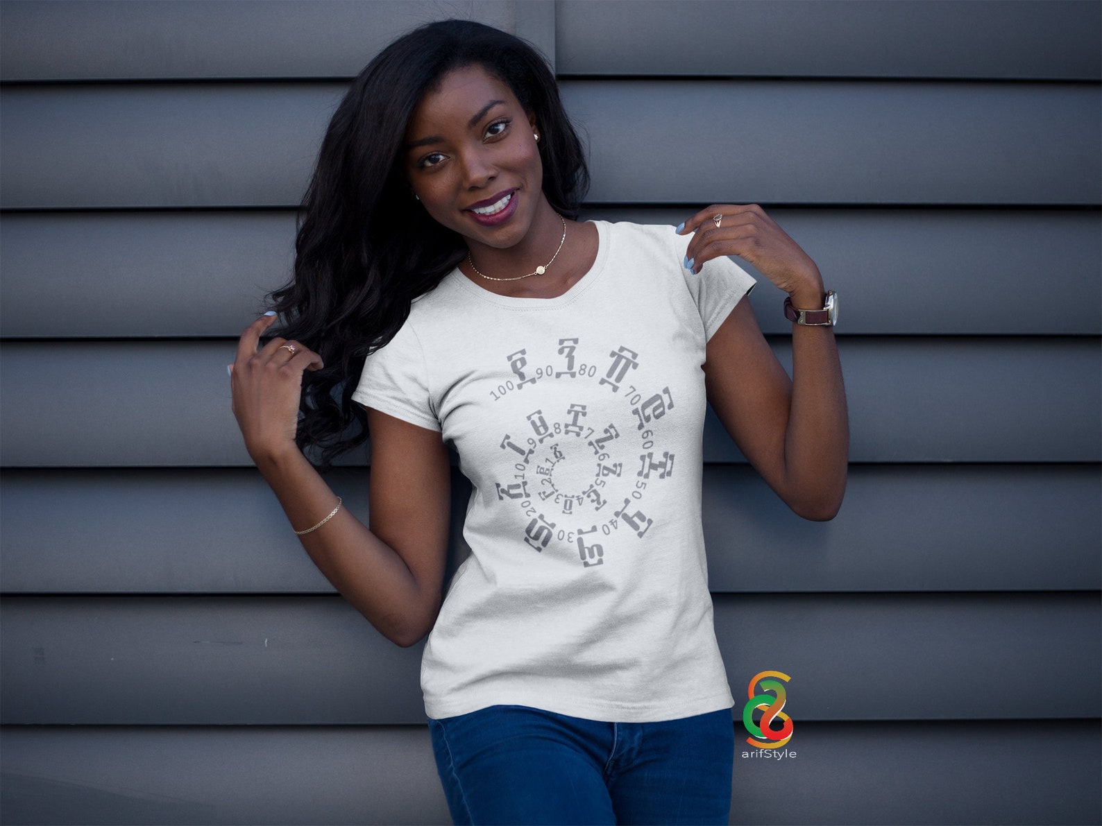 Geez Spiral, Ethiopian Geez Scripts Spiral Design for Youth and Adults ...