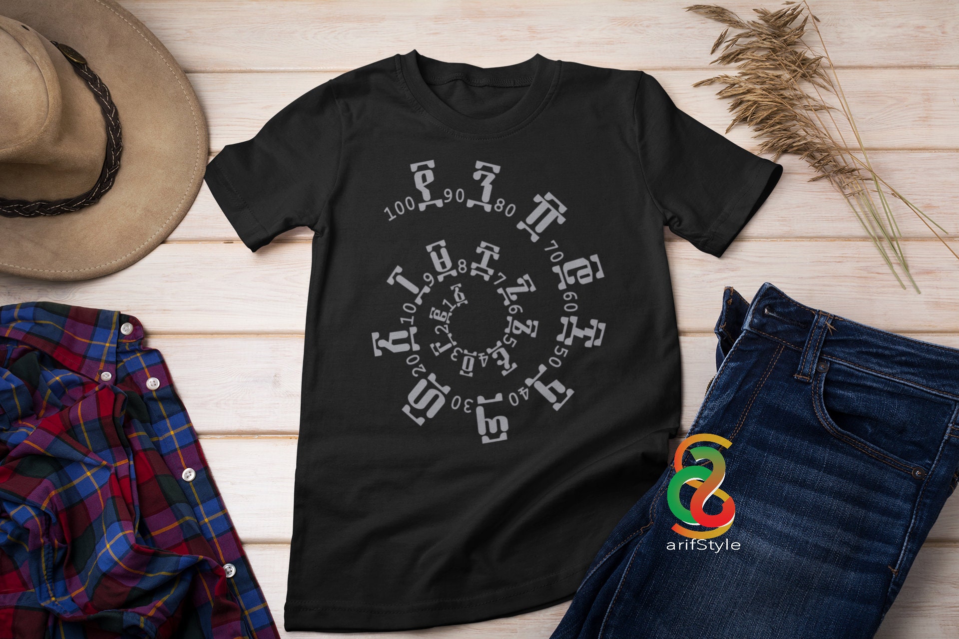 Geez Spiral Ethiopian Geez Scripts Spiral Design for Youth - Etsy