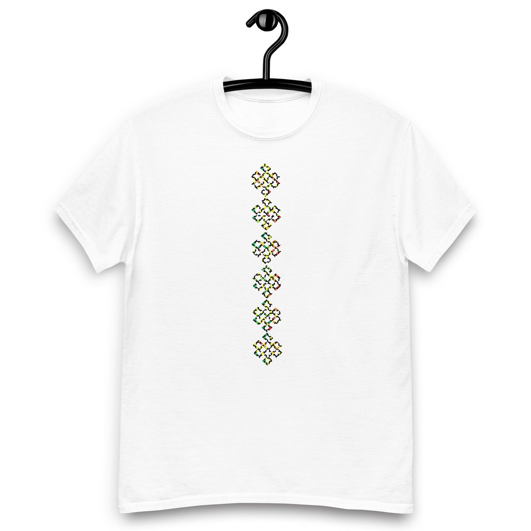 Ethiopian Cultural Dress/ Unique Cross Mosaic T-shirt Design - Etsy
