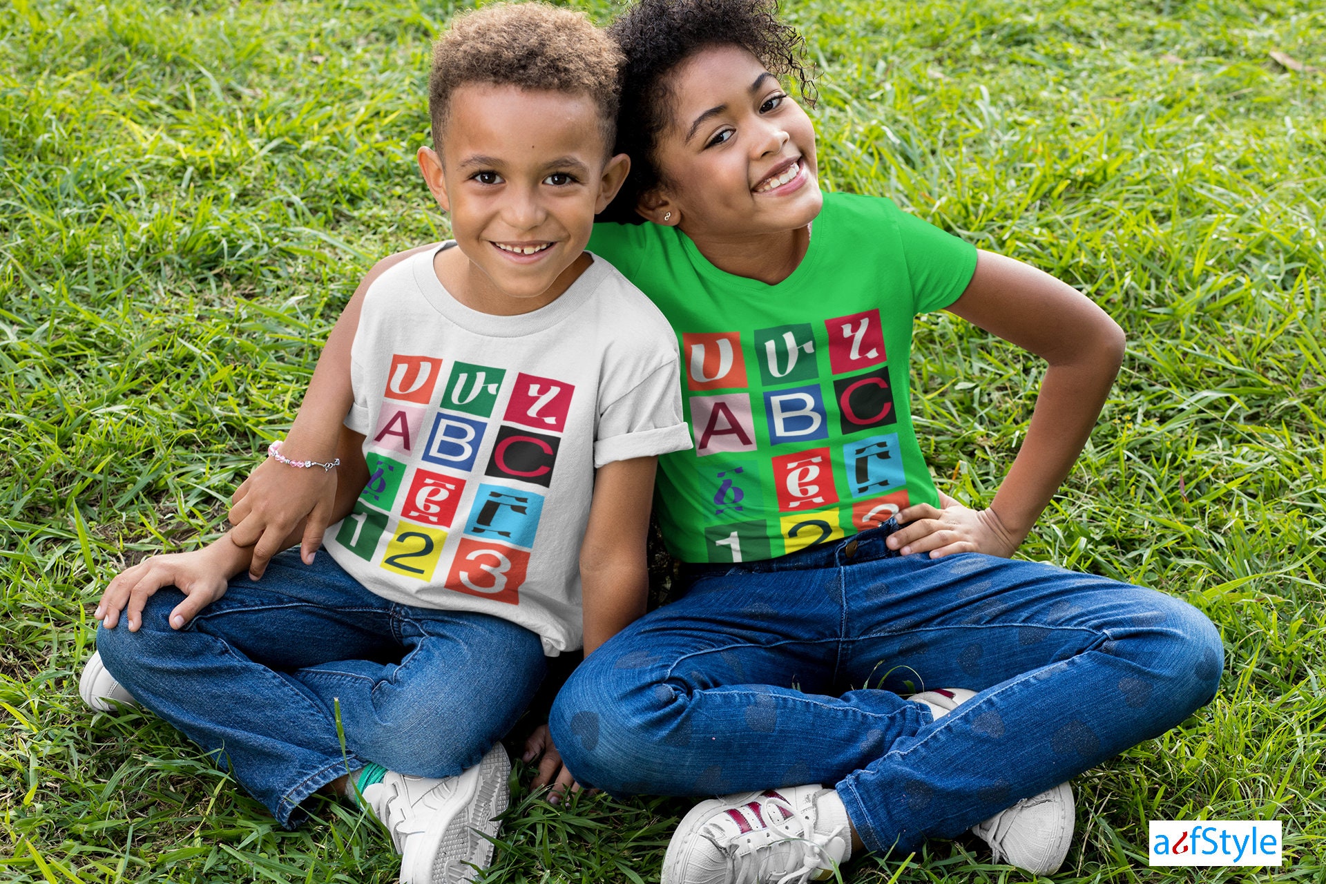 Ha Hu Hi ABC Ethiopian Kids Alphabet Shirt - Etsy