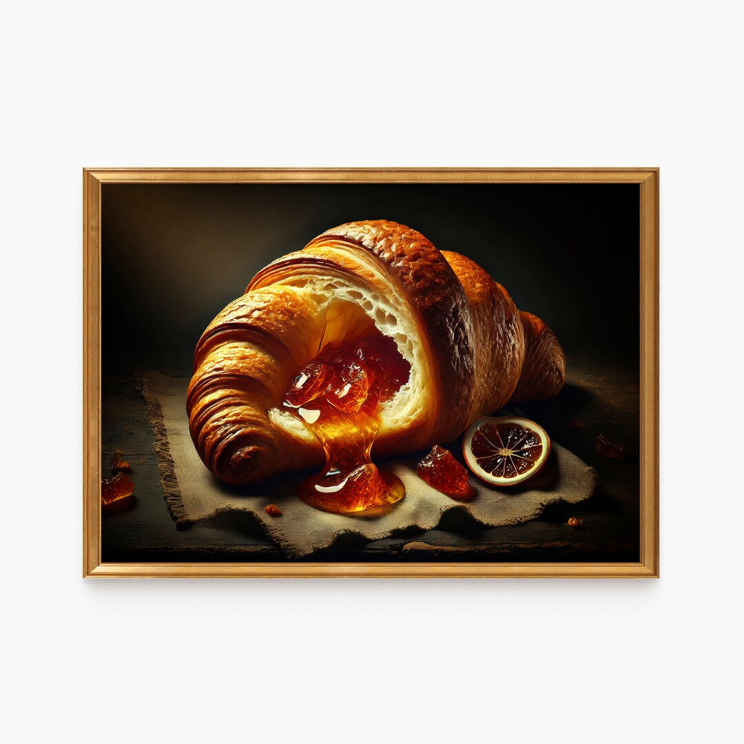Baroque Marmalade Croissant Digital File – Fancy Royal Breakfast ...
