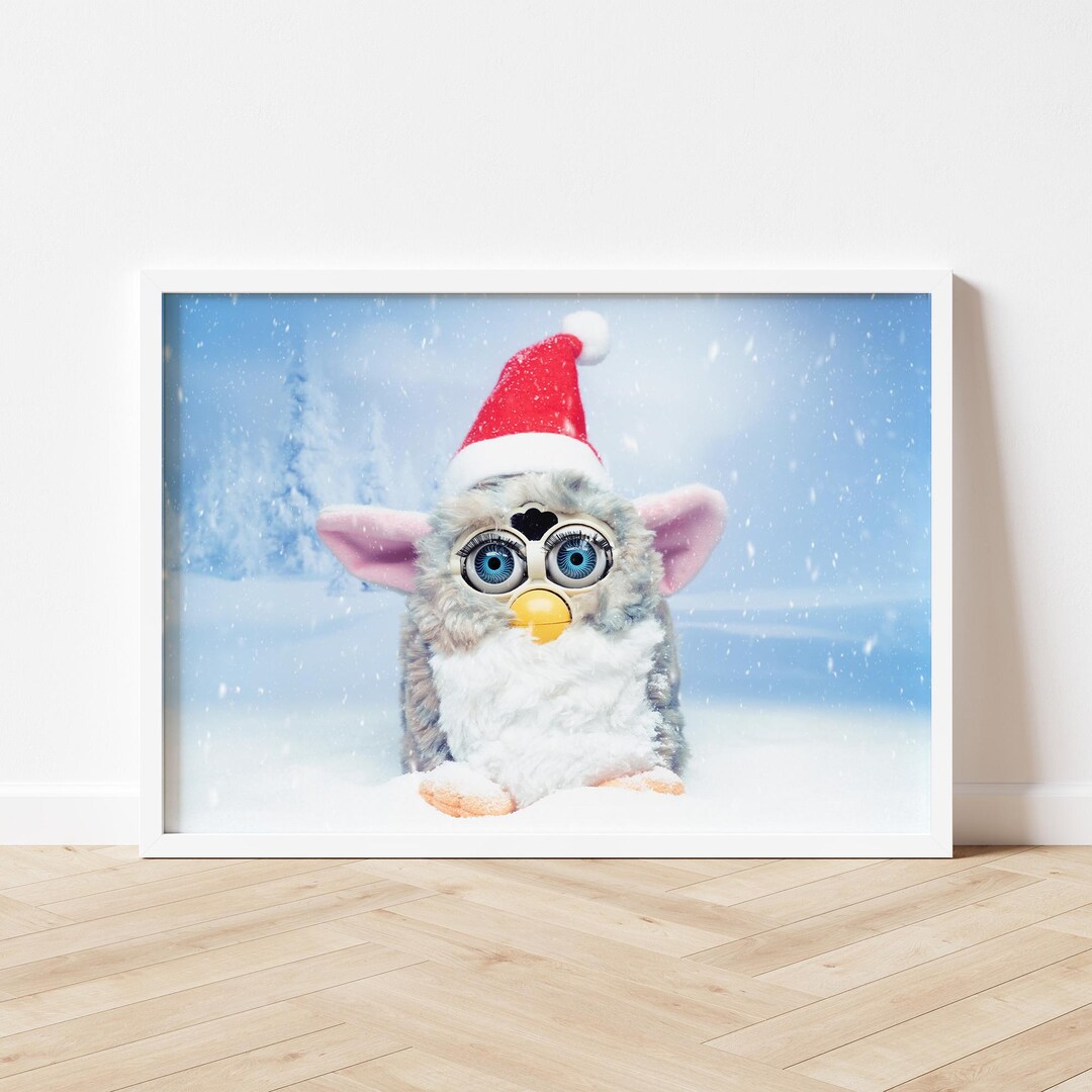 Furby Enjoying Winter Time Digital Art File, Instant Download, Toy ...