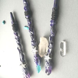 Mini Crystal Wands, Small Magic Wand for Witches on the Go, Handbag ...