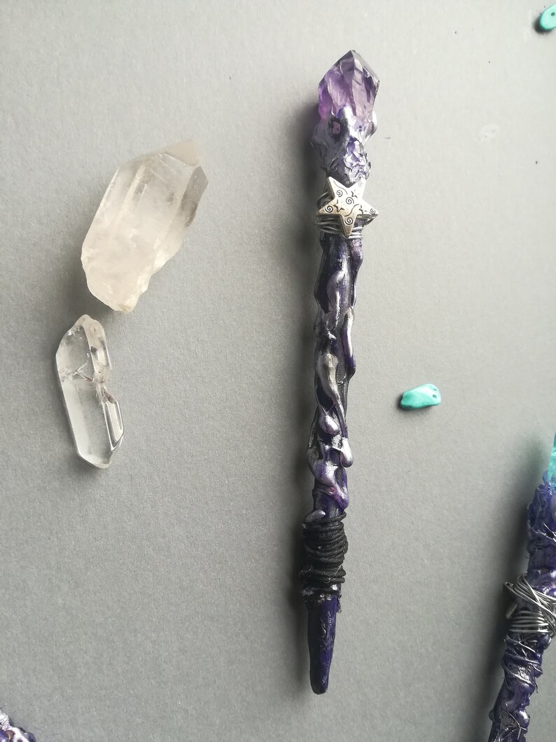 Mini Crystal Wands Small Magic Wand for Witches on the Go - Etsy