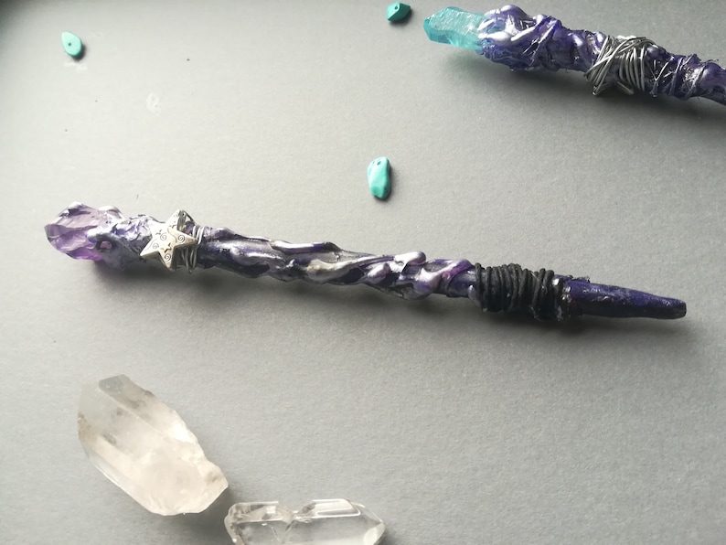 Mini Crystal Wands Small Magic Wand for Witches on the Go - Etsy