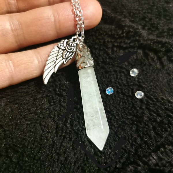 Quartz Crystal Angel Wing - Etsy