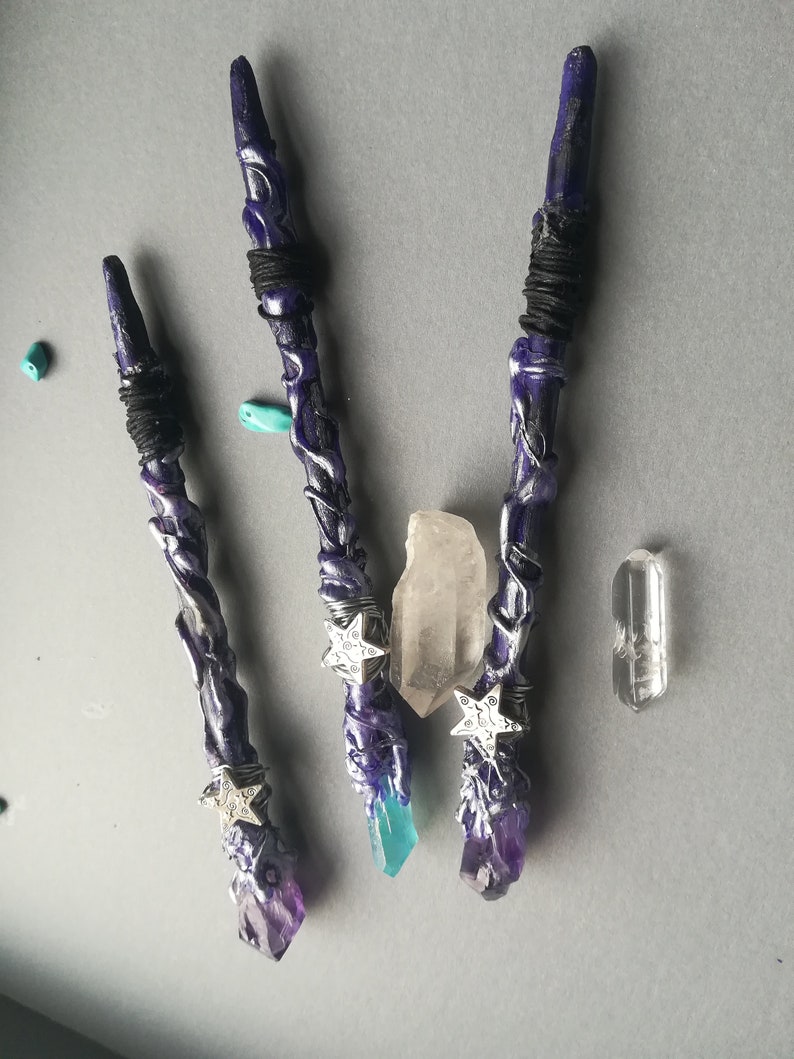Mini Crystal Wands Small Magic Wand for Witches on the Go - Etsy