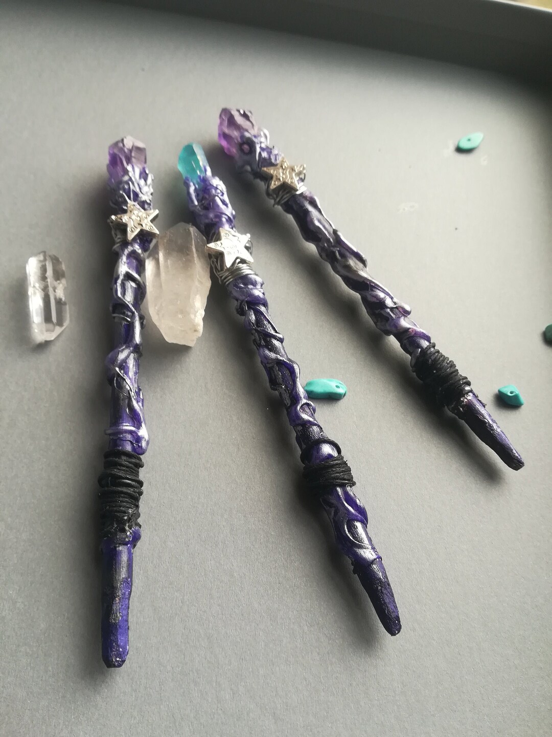 Mini Crystal Wands, Small Magic Wand for Witches on the Go, Handbag ...