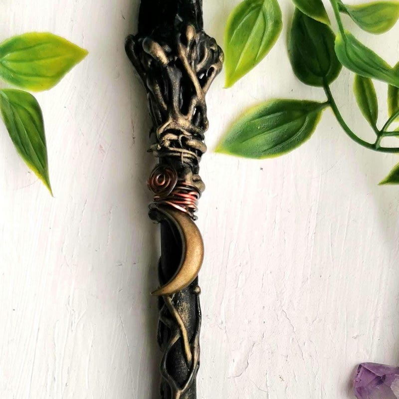 Obsidian Wand - Etsy