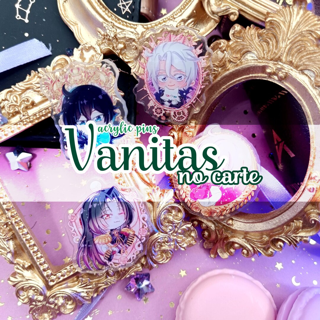 Acrylic Pins -vanitas No Carte - Gilded Frame - Etsy