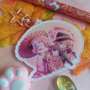 Charms -BSD -kyouka's Little Family Keychain - Etsy