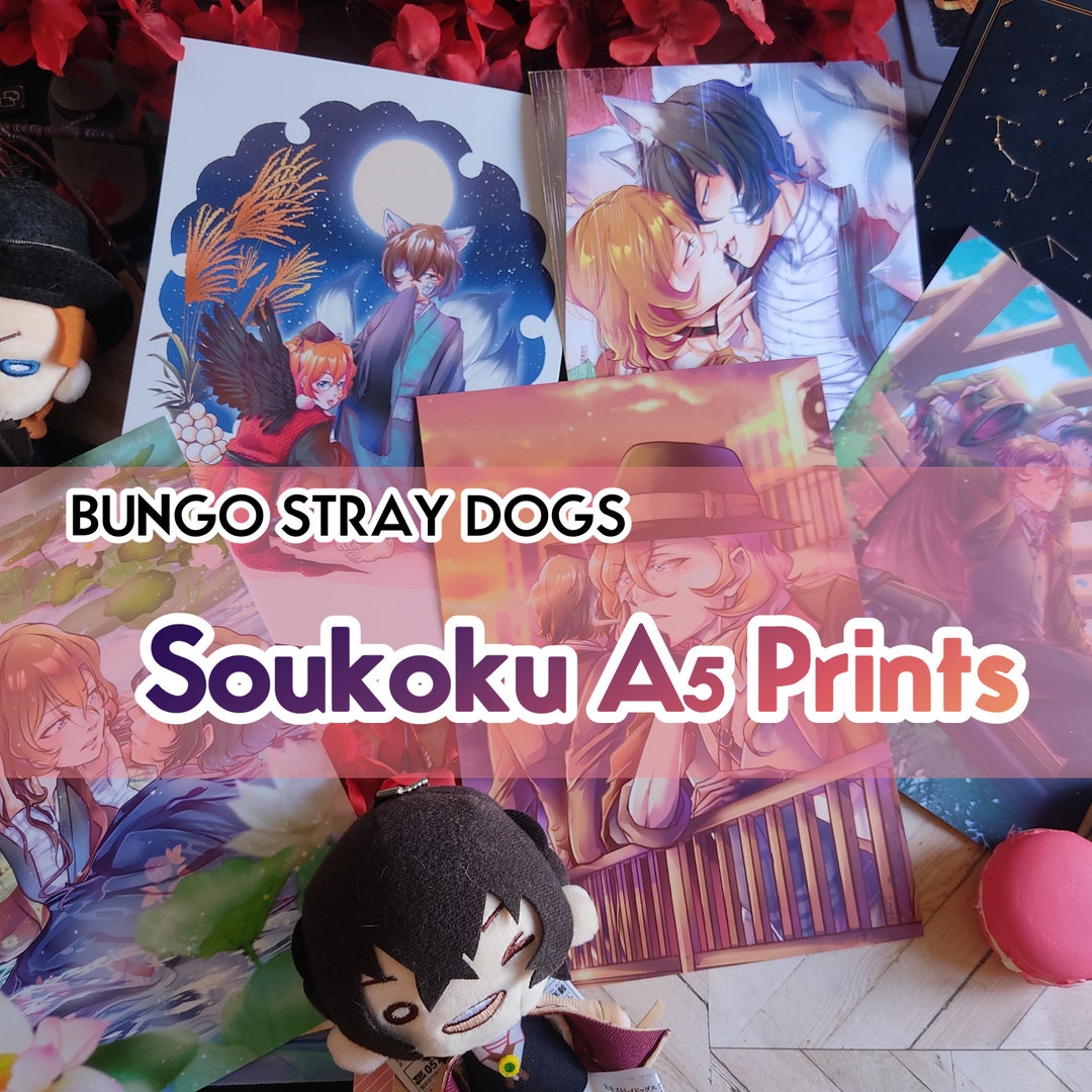 Prints - A5 - Bungou Stray Dogs - Soukoku - BSD Chuuya & Dazai Prints ...