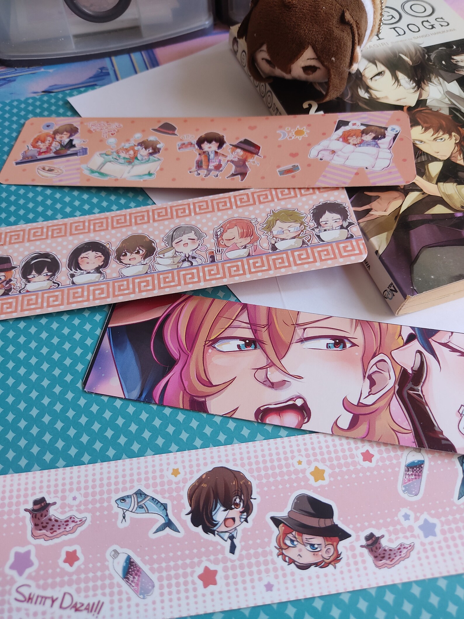 Bookmarks Bungo Stray Dogs Domestic & Ramen in Yokohama - Etsy
