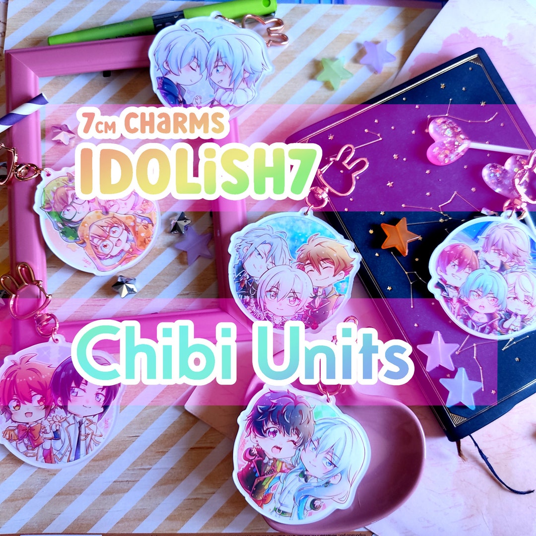 Charms - Idolish7- Chibi Idol Units - Ainana 7 Cms Charms - Etsy