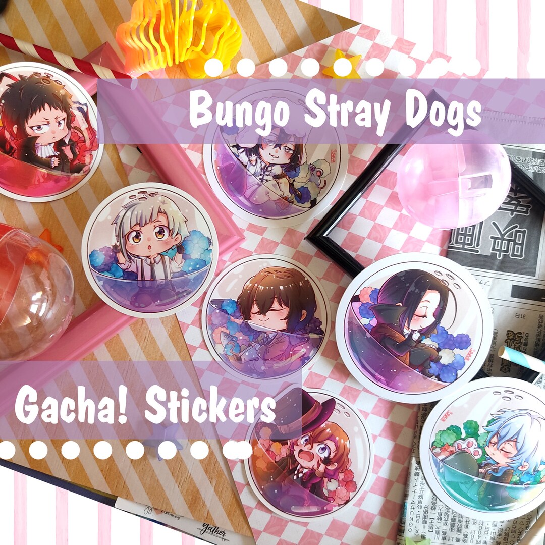 Stickers - Bungou Stray Dogs Gacha! - Etsy