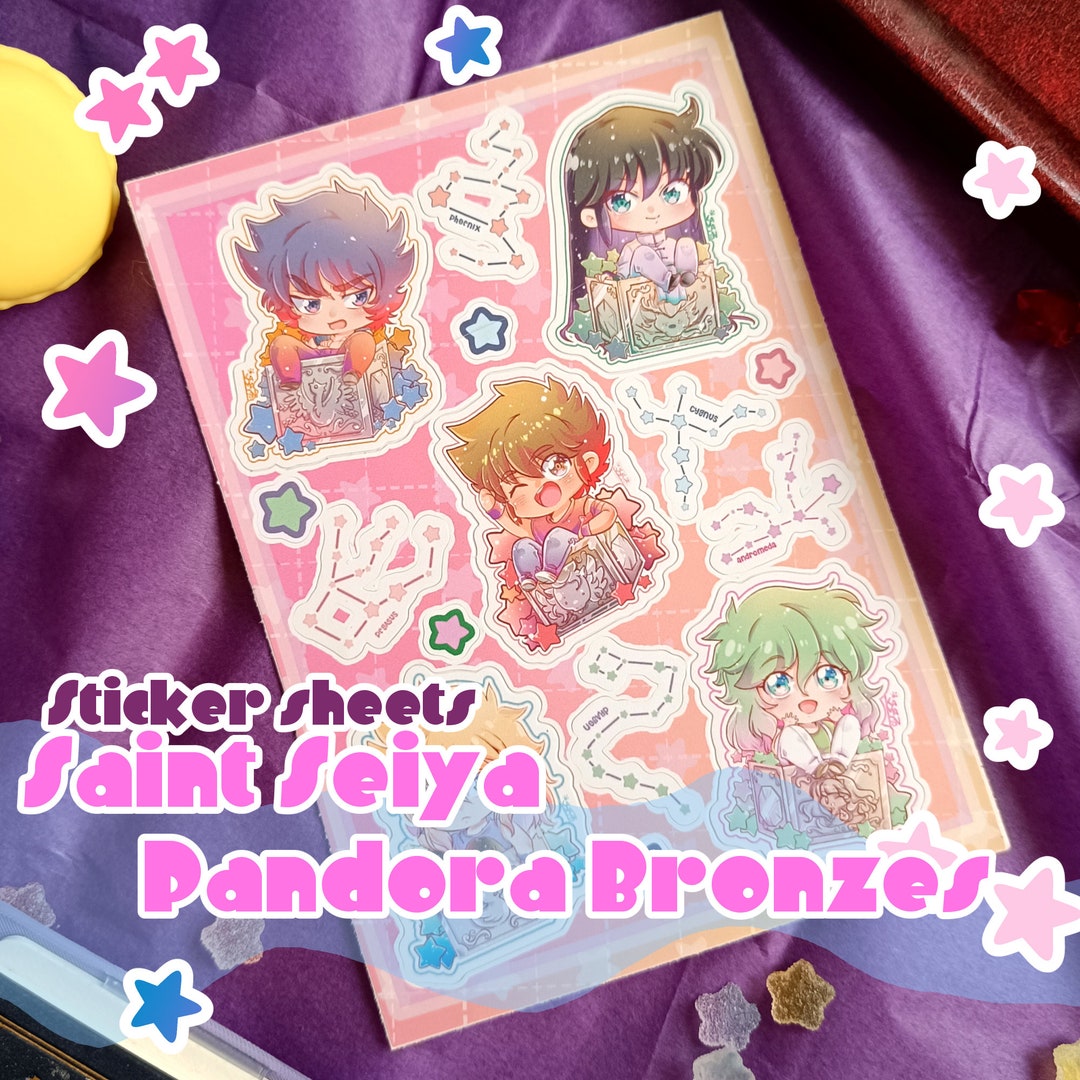 Sticker Sheets - Saint Seiya- Pandora Bronzes - Etsy