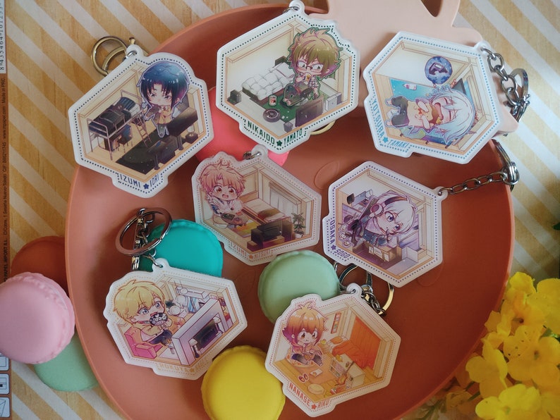 Charms Idolish7 Idol Isometric Chibi Rooms - Etsy