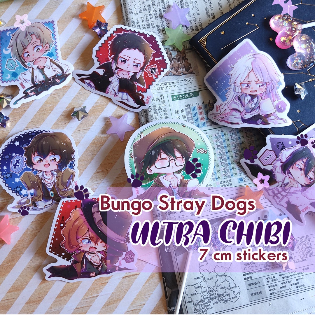 Stickers - Bungou Stray Dogs - Ultra Chibi! - Etsy