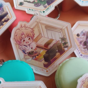 Charms - Idolish7 Idol Isometric Chibi Rooms - Etsy