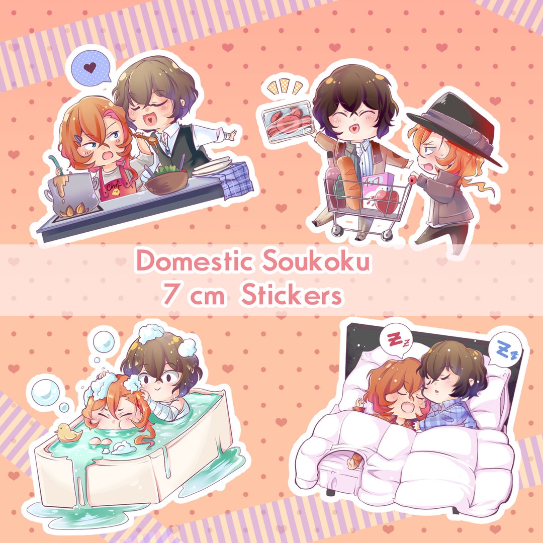 Stickers - Bungou Stray Dogs - Domestic Soukoku- Chuuya & Dazai Daily ...