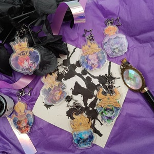 Twisted Wonderland OVERBLOT CHIBIS - Charms - Etsy